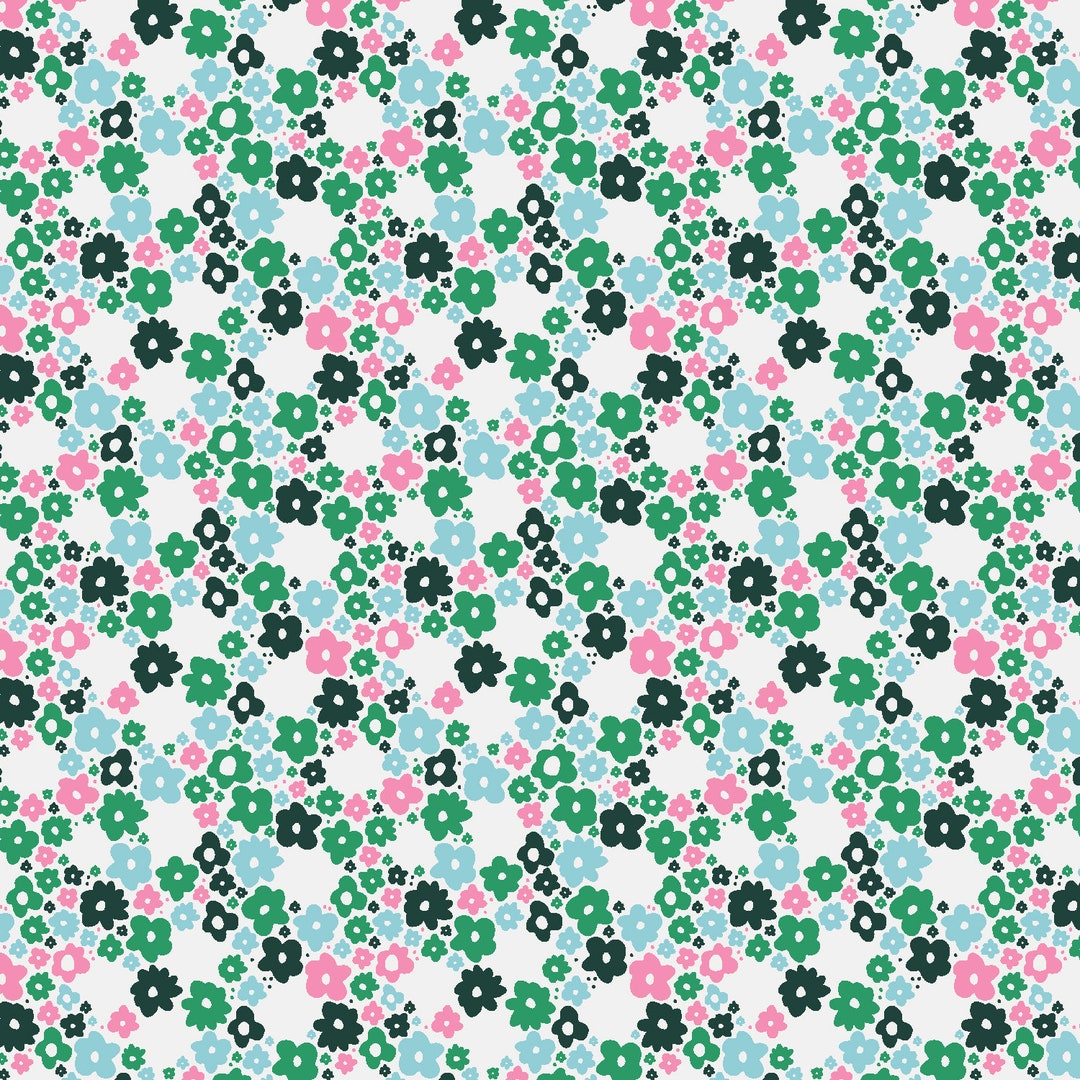 Whoopsie Daisy - Margot Daisy - Field of Clover - Cotton and Steel ...