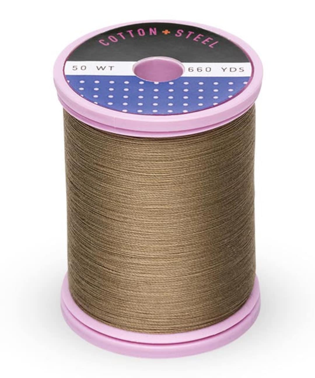 Sulky Thread Dark Taupe 100% Cotton Thread on Spool, 50 Weight, 660 ...