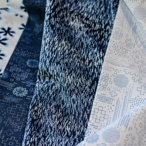 Art Gallery Fabrics Ink Perfect Indigo Edition, tissu pour vêtements en ...