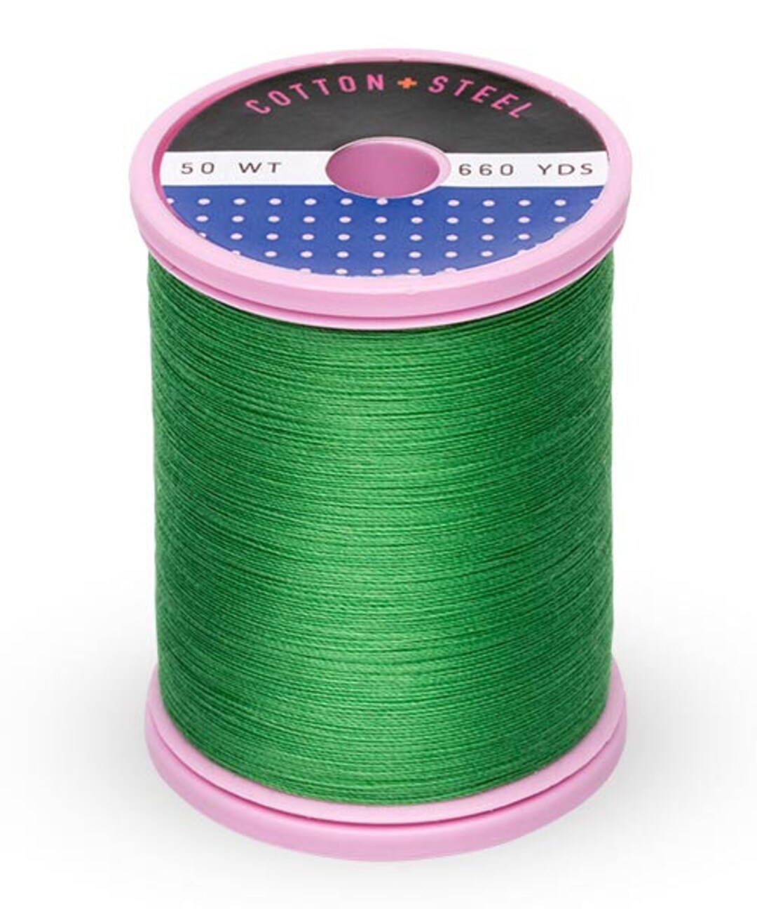 Christmas Green 100% Cotton Thread Spool, 50 Weight, 660 Yards, Cotton ...