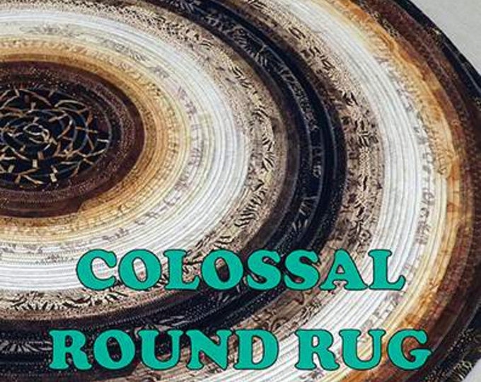 Round Rug Pattern, Colossal Round Jelly Roll Rug Pattern by RJ Designs ...