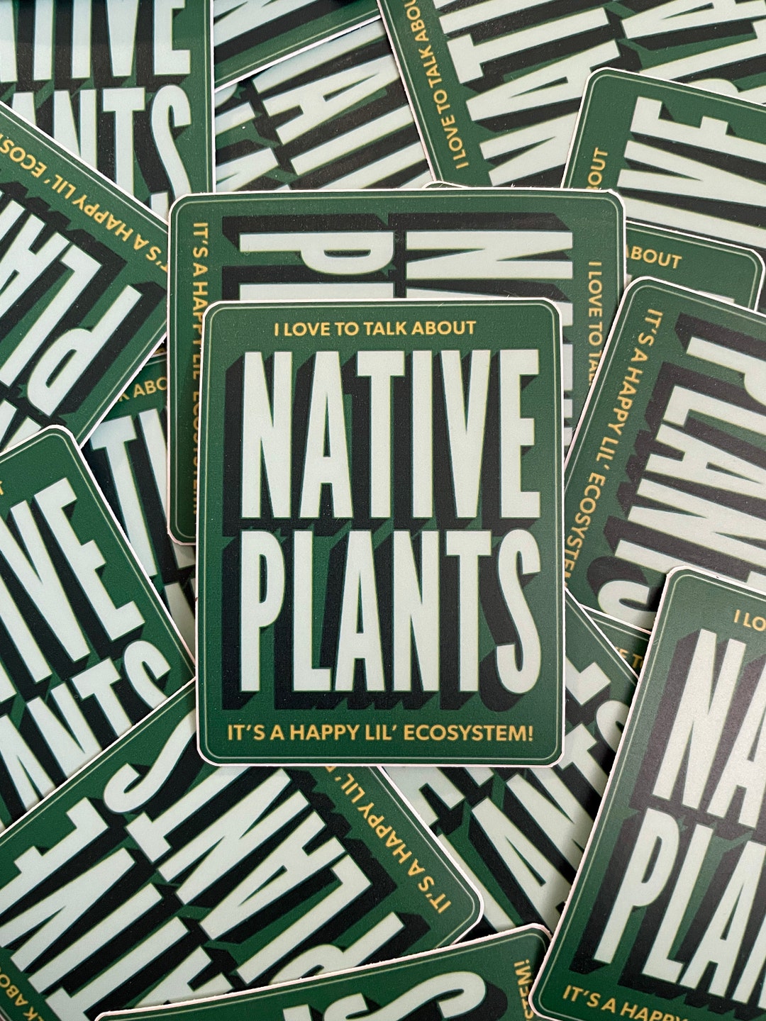 Happy Lil Ecosystem Sticker - Etsy