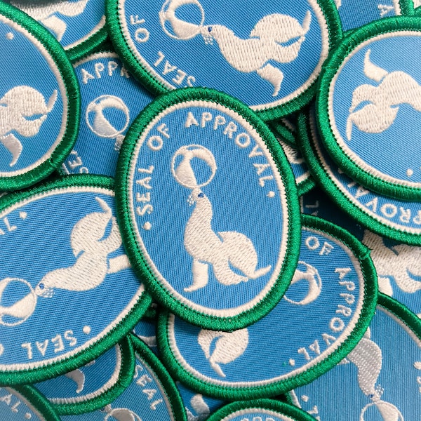 Seal of Approval Patch - Etsy