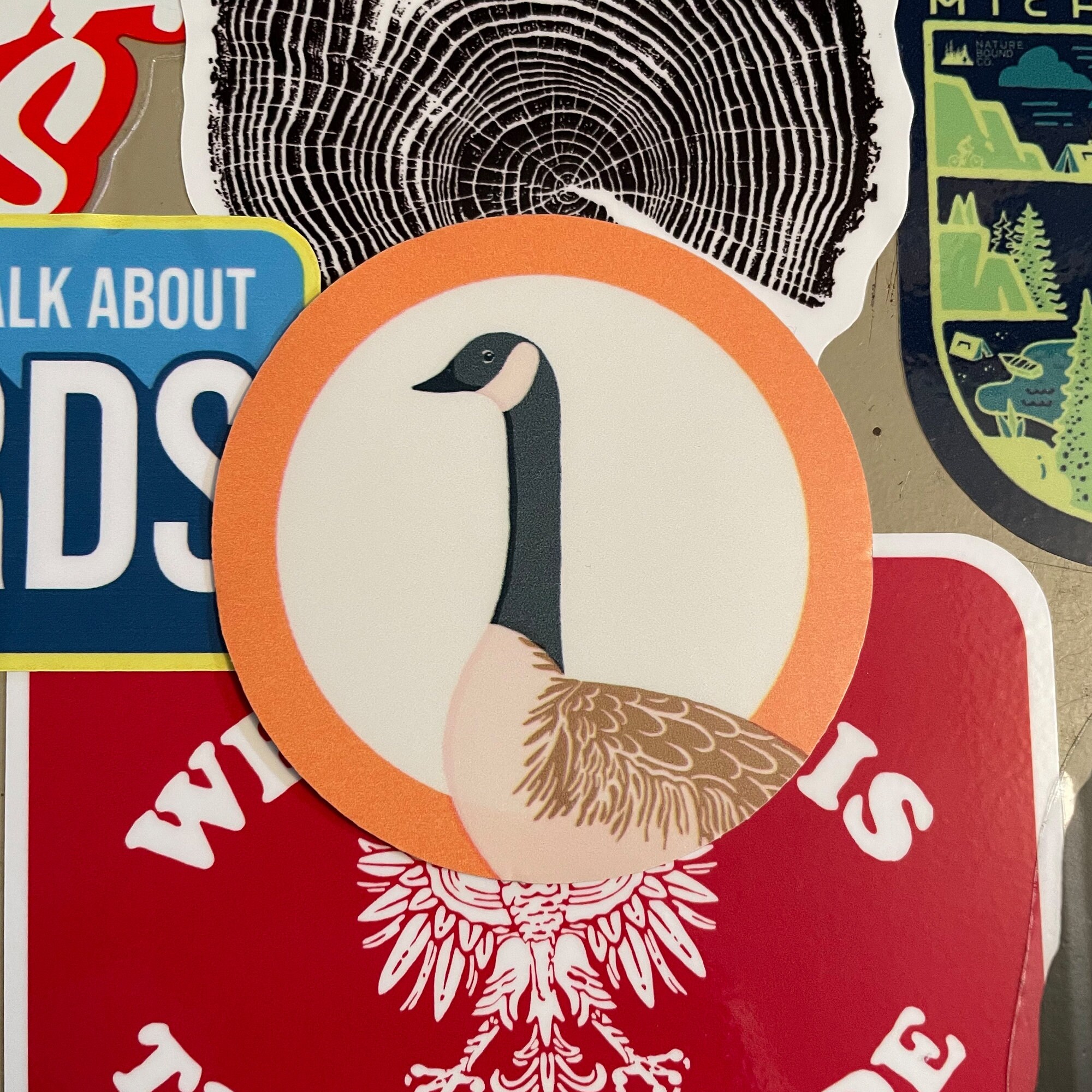 Canadian Goose Sticker - Etsy