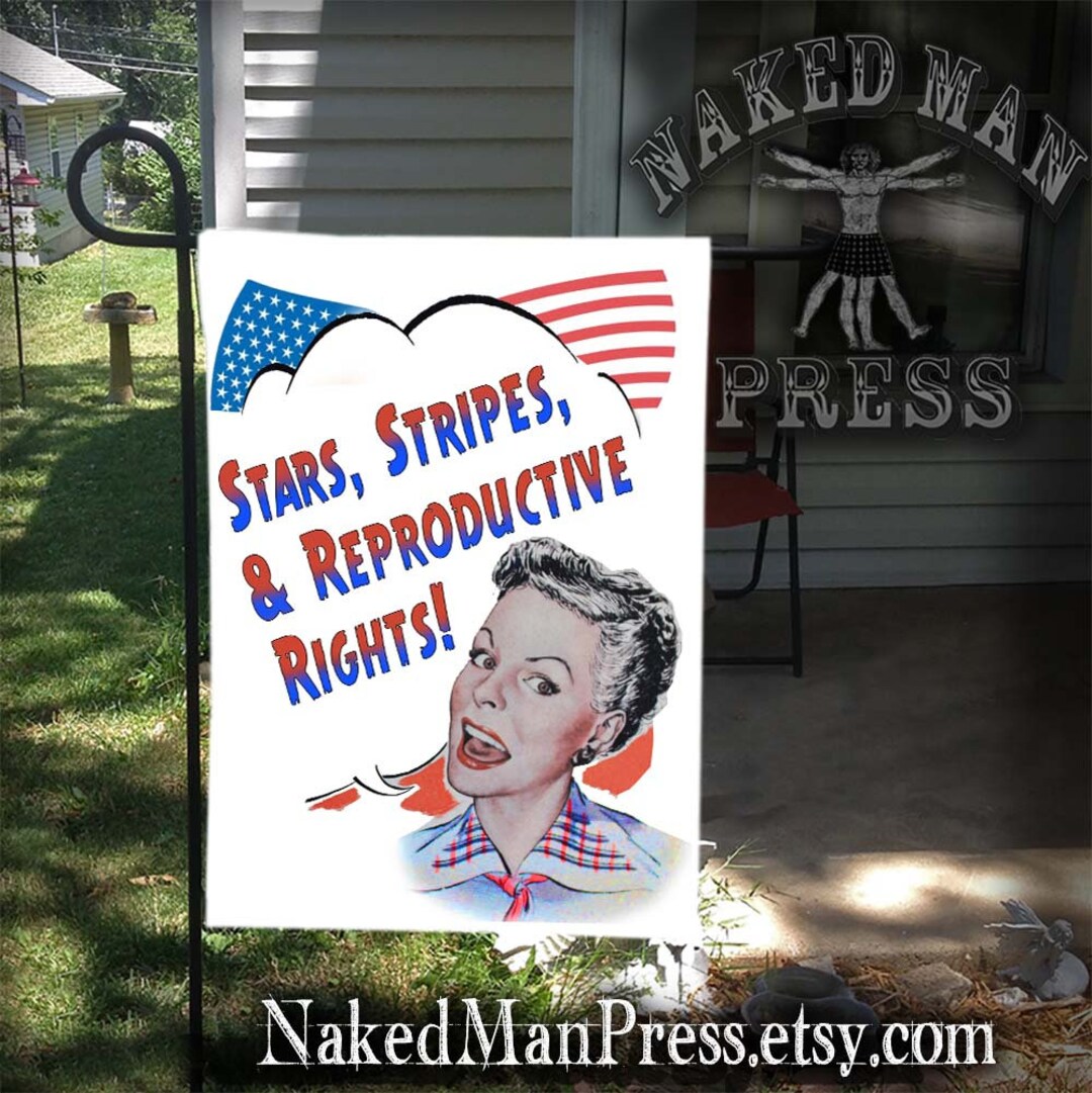 Garden Flag or Tapestry, Stars, Stripes, & Reproductive Rights ...