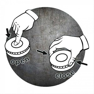 Dapper Dan, Retro Style Click Clack Small Stash Tin - Etsy