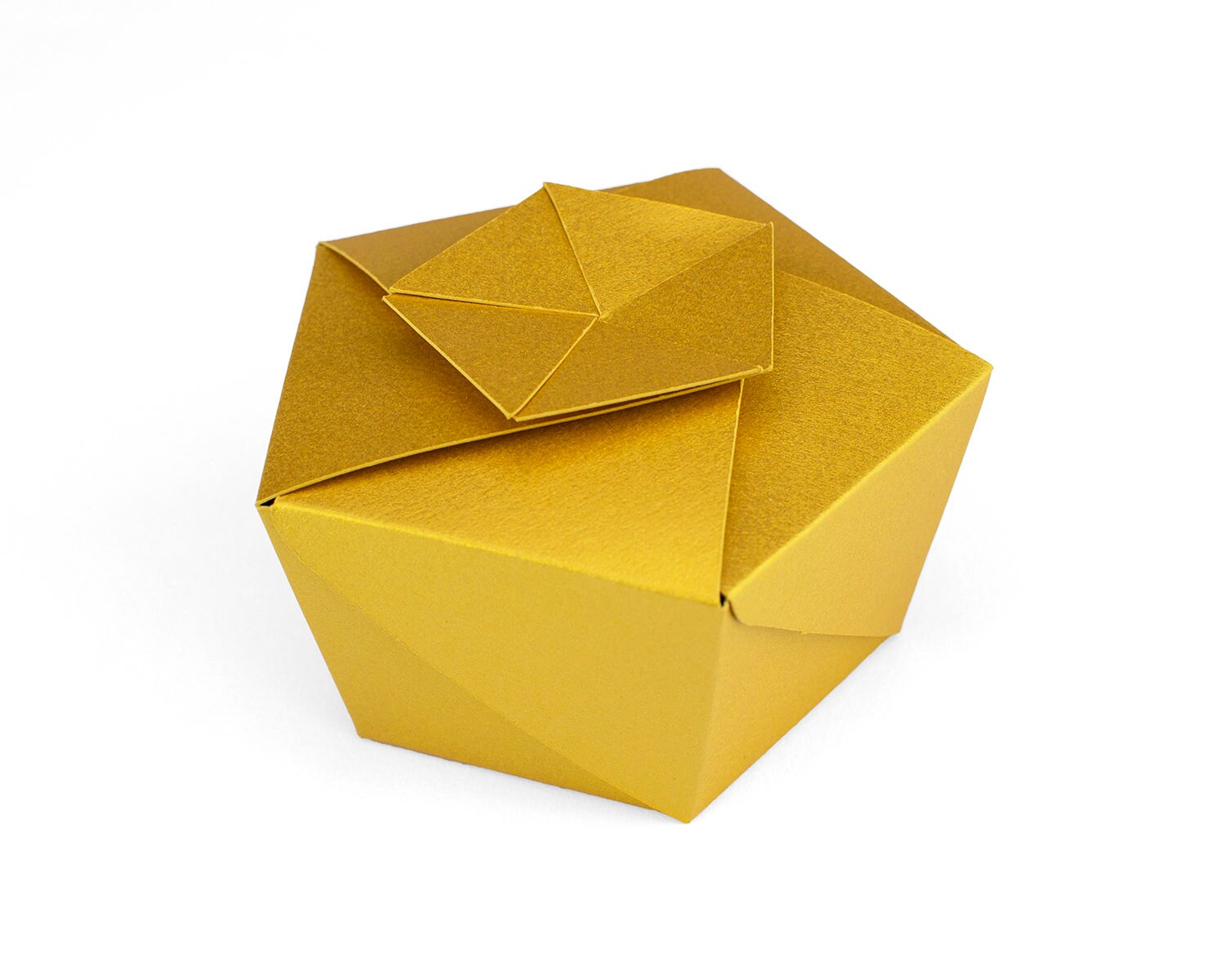 PENTAGONAL GIFT BOX Instant Download Printable Digital Box Template ...