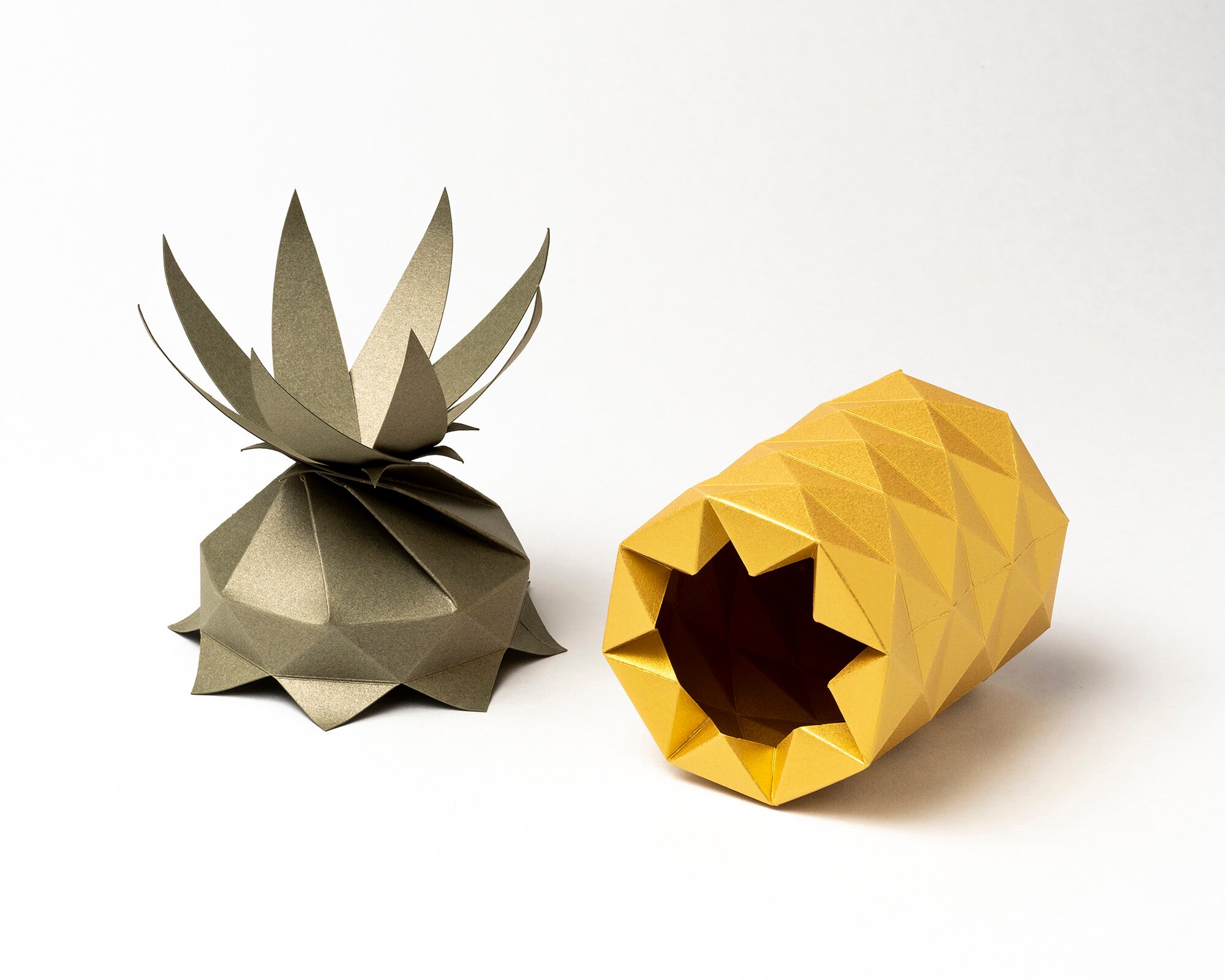 THE PINEAPPLE BOX Treat Boxes Instant Download Papercraft Favor Boxes ...