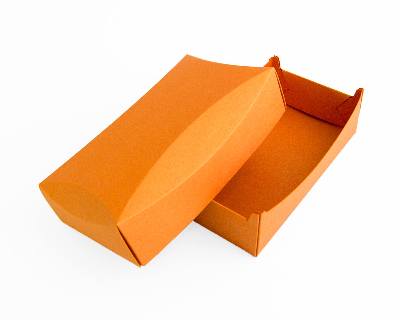 CONCAVE BOX With Lid Top and Bottom Wedding Party Treat Box SVG Gift ...