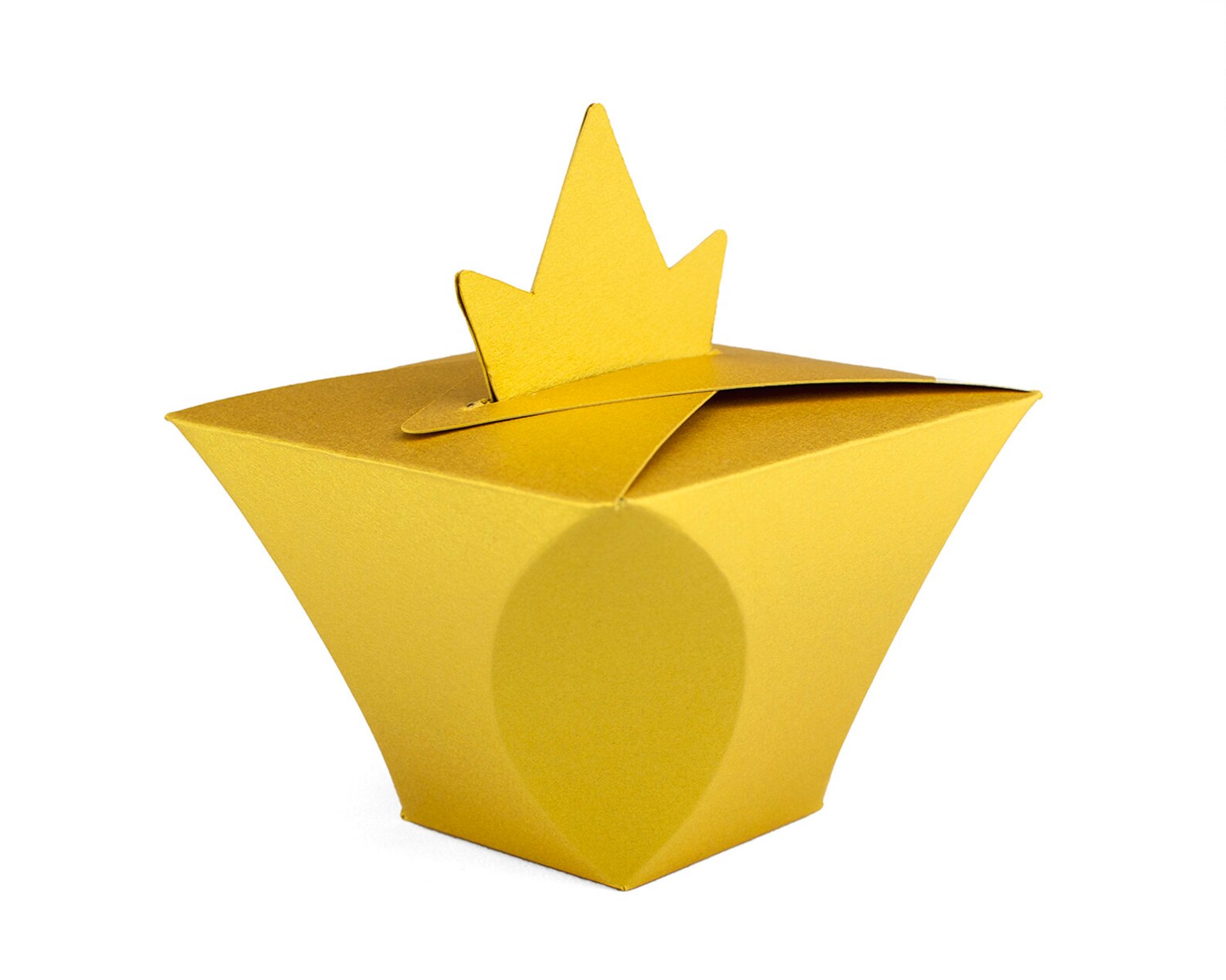 CURVED CROWN BOX Instant Download Printable Digital Box Template Cricut ...
