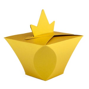 CURVED CROWN BOX Instant Download Printable Digital Box Template Cricut ...