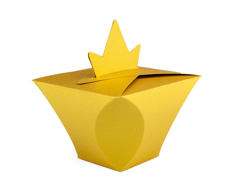 CURVED CROWN BOX Instant Download Printable Digital Box Template Cricut ...