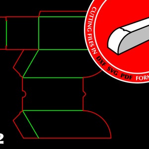 Curved Chest Gift Box Cricut Silhouette Box Svg Files Download - Etsy