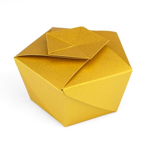 PENTAGONAL GIFT BOX Instant Download Printable Digital Box Template ...