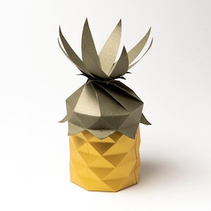 THE PINEAPPLE BOX Treat Boxes Instant Download Papercraft Favor Boxes ...
