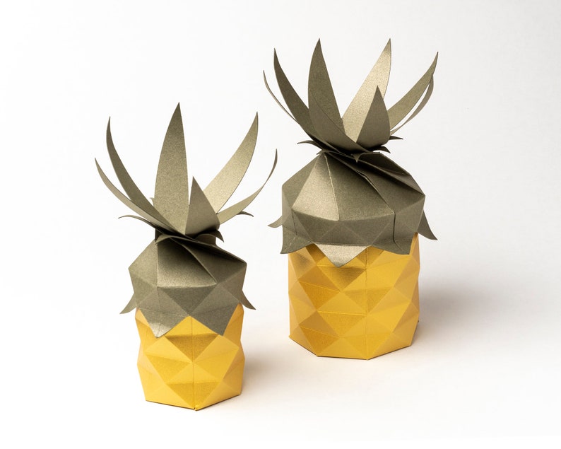 THE PINEAPPLE BOX Treat Boxes Instant Download Papercraft Favor Boxes ...