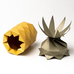 THE PINEAPPLE BOX Treat Boxes Instant Download Papercraft Favor Boxes ...