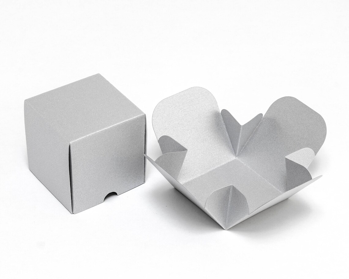 OPEN LEAF BOX Cube Box Lovely Gift Boxes Ready Made Favour Boxes ...