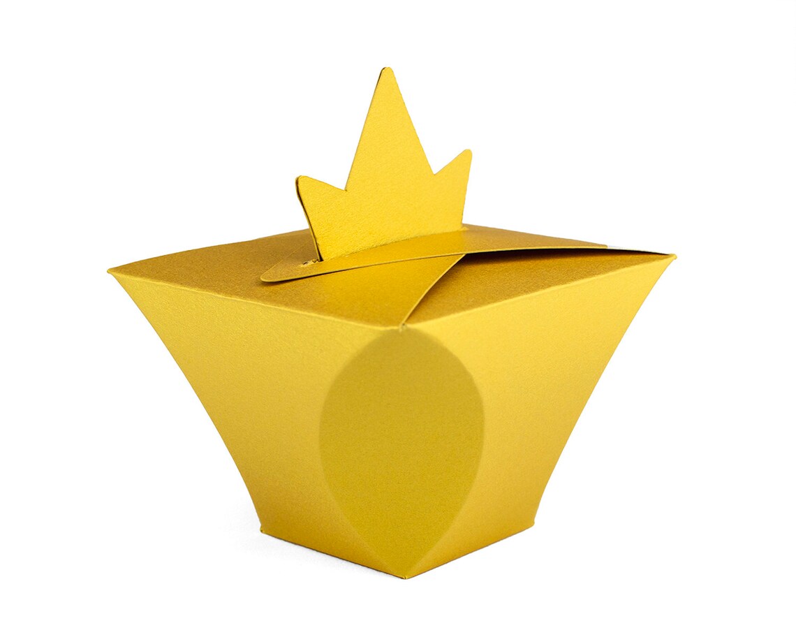 CURVED CROWN BOX Gift Boxes Diy Boxes Bridesmaid Gift Box - Etsy