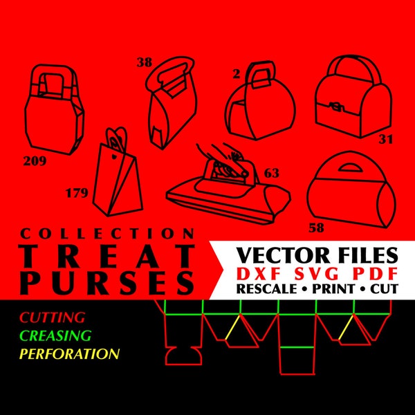 Paper Purse Svg - Etsy