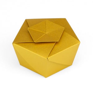 PENTAGONAL GIFT BOX Instant Download Printable Digital Box Template ...