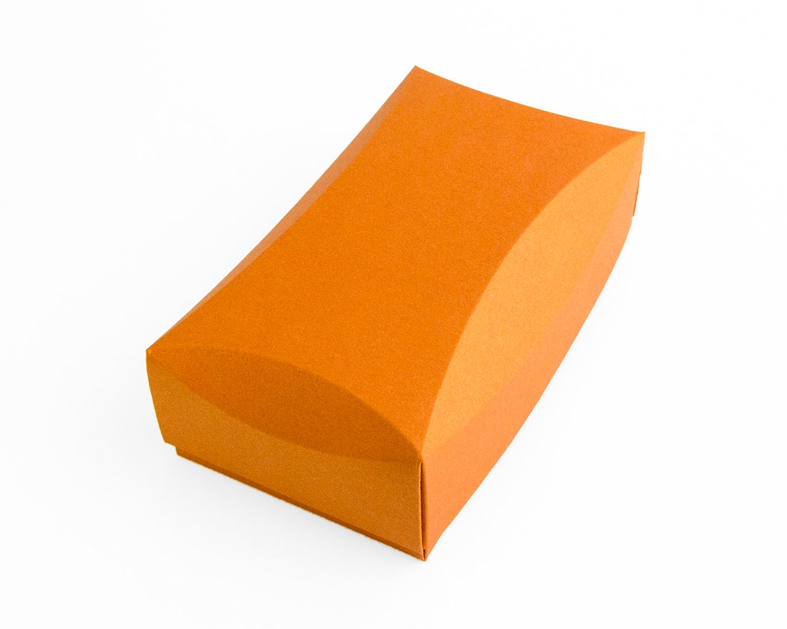 CONCAVE BOX With Lid Top and Bottom Wedding Party Treat Box - Etsy