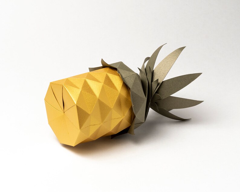 THE PINEAPPLE BOX Treat Boxes Instant Download Papercraft Favor Boxes ...