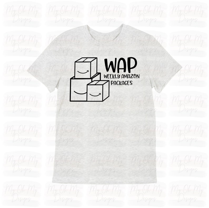 Weekly Amazon Packages WAP SVG File PNG File Digital | Etsy