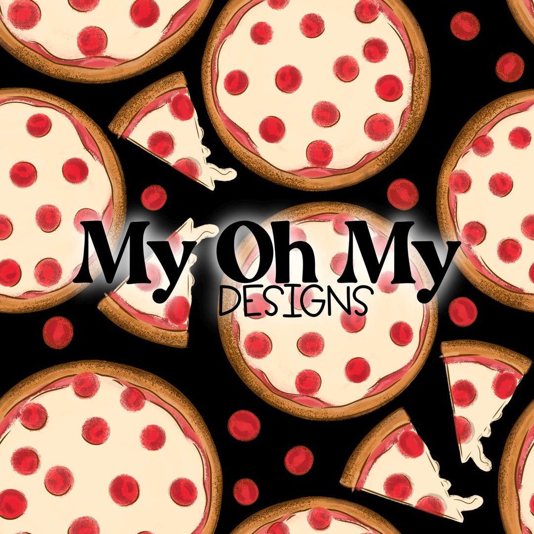 Pizza - Seamless Pattern - JPG File - Digital Paper - Etsy