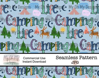 Camping Paper | Etsy