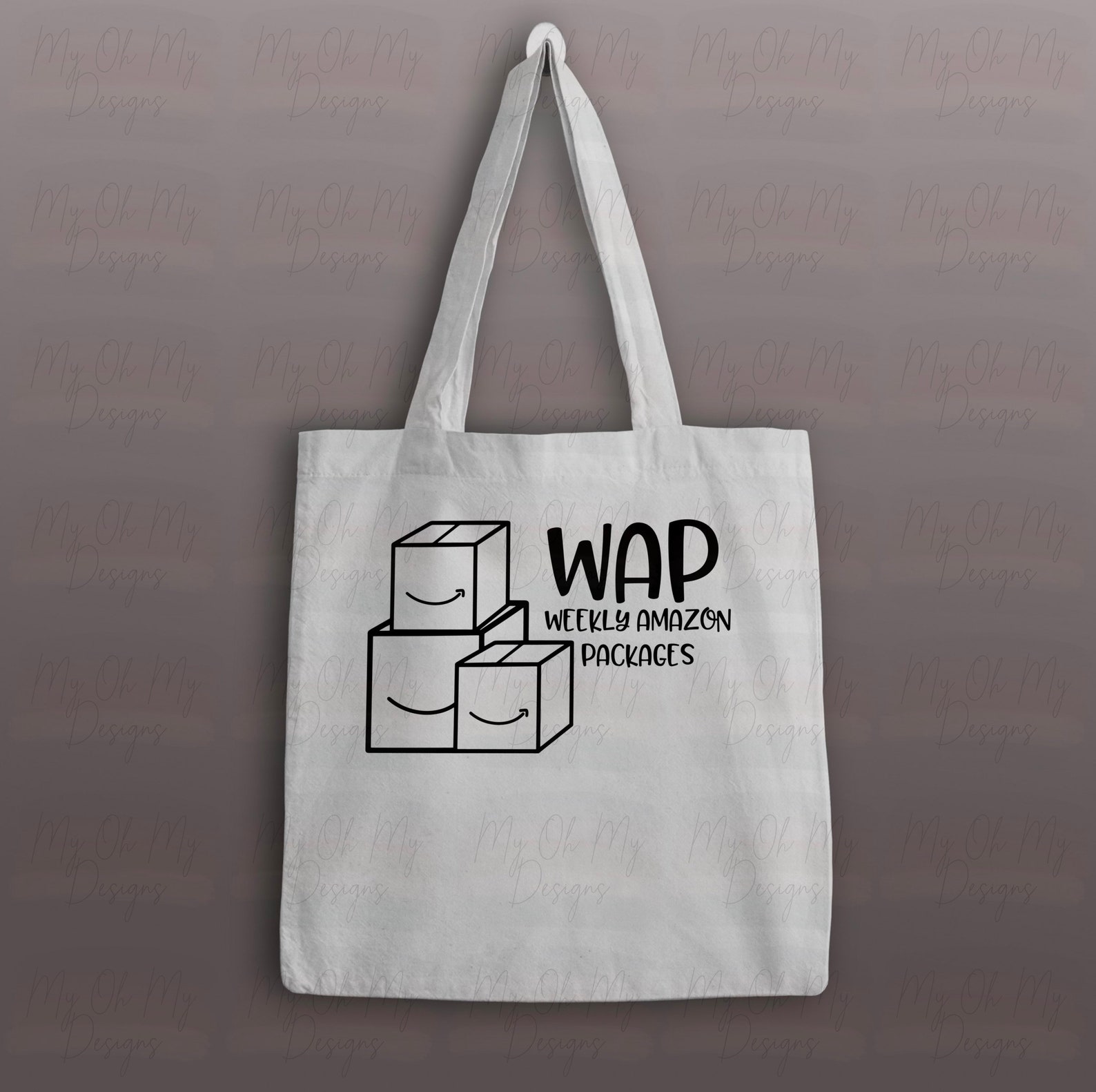 Weekly Amazon Packages WAP SVG File PNG File Digital | Etsy