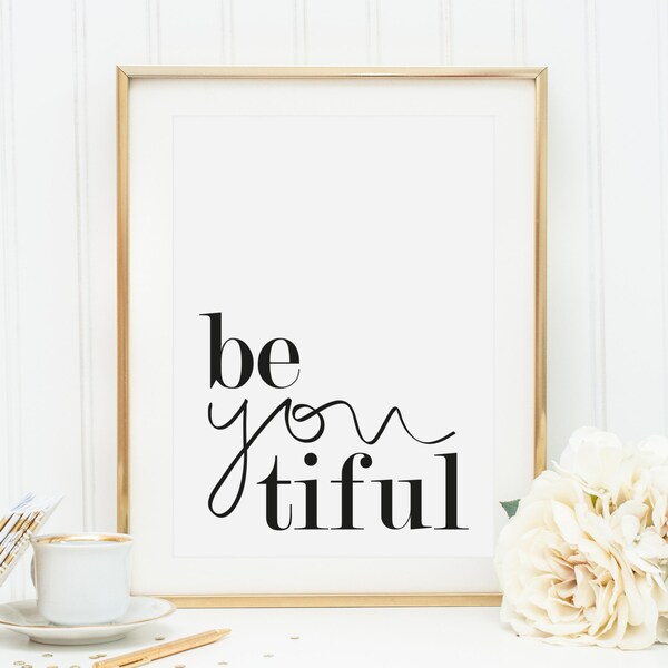 Beyoutiful Wall Art - Etsy