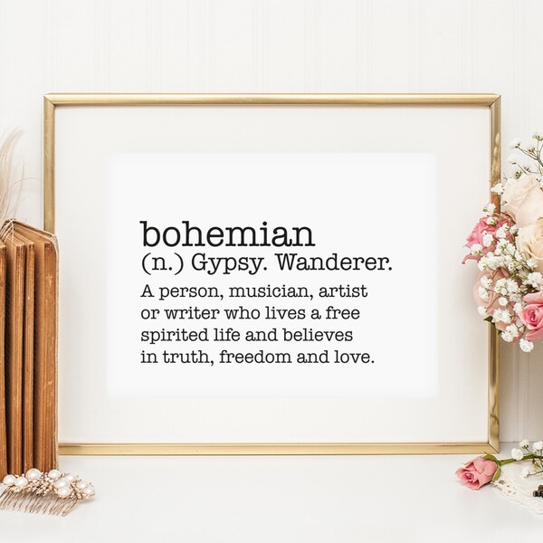 Bohemian Definition - Etsy