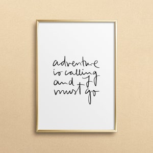 Poster, Print, Wallart, Fine Art-print, Quotes, Sayings, Typography ...