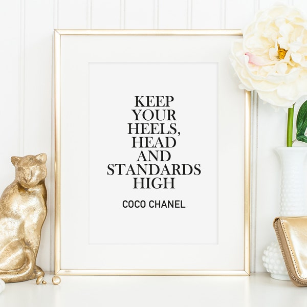 Coco Chanel Poster - Etsy