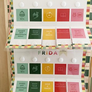 KIDS CHORE CHART Bundle Printable Instant Download Daily Chore Chart ...