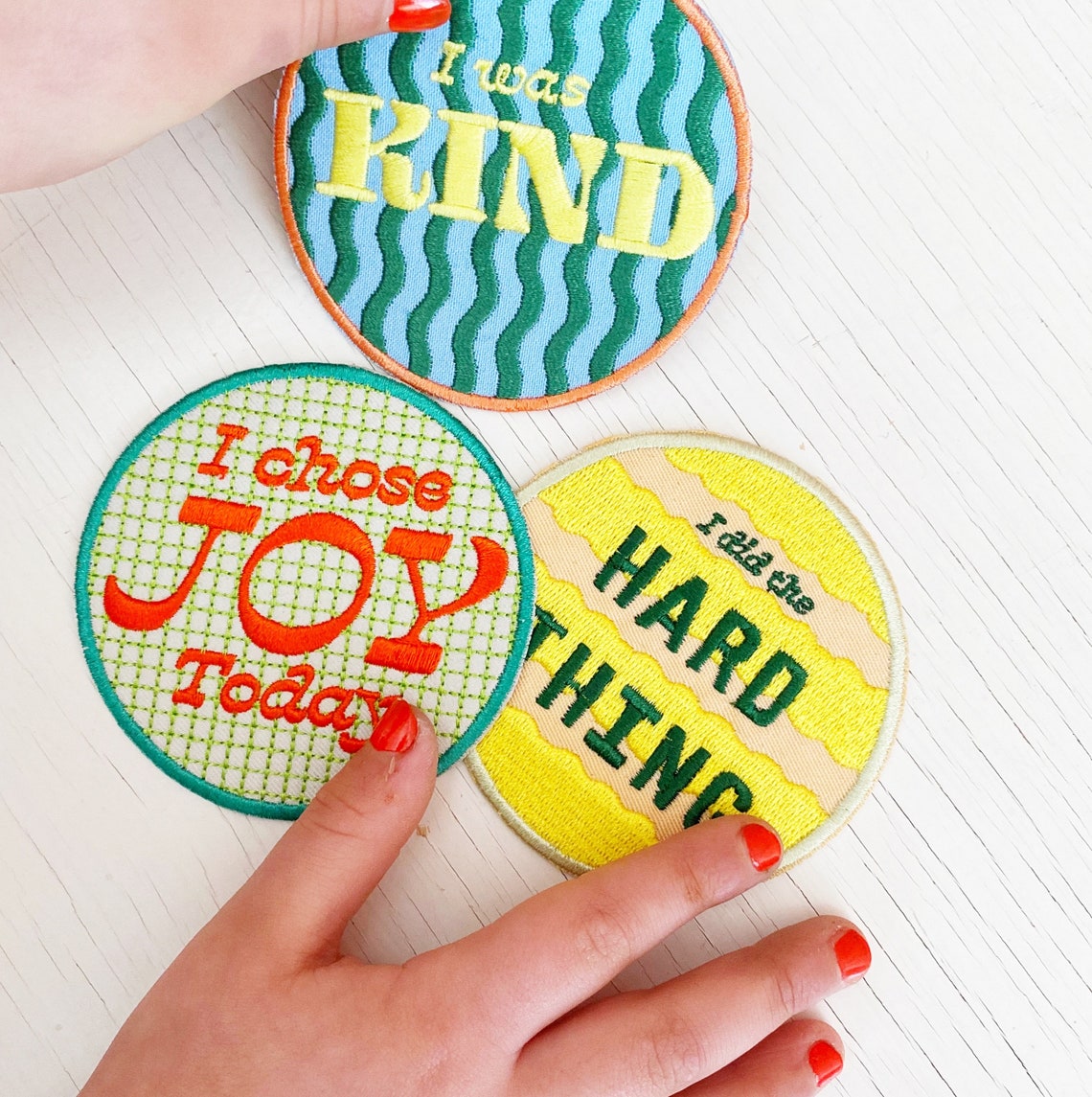 Encouragement Patch Kit for Kids Embroidered Patches Reward Patches for ...