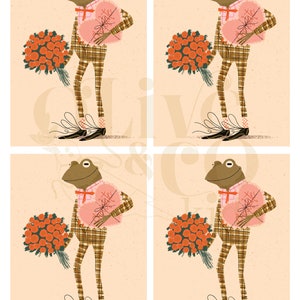 INSTANT DOWNLOAD PRINTABLE Froggy Valentine for Kids | Classroom ...