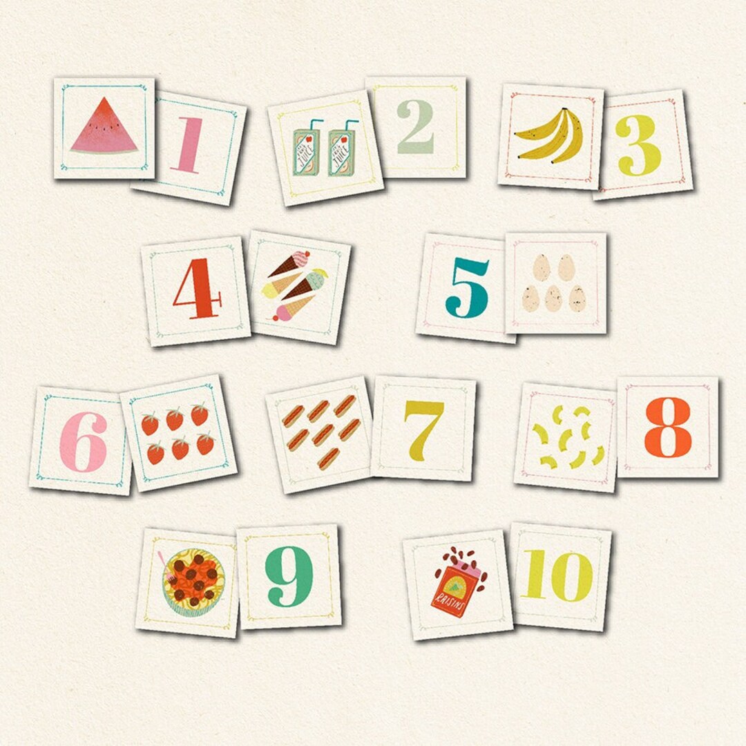 Learning Number Cards for Kids | Number One Through Ten | Flashcards ...