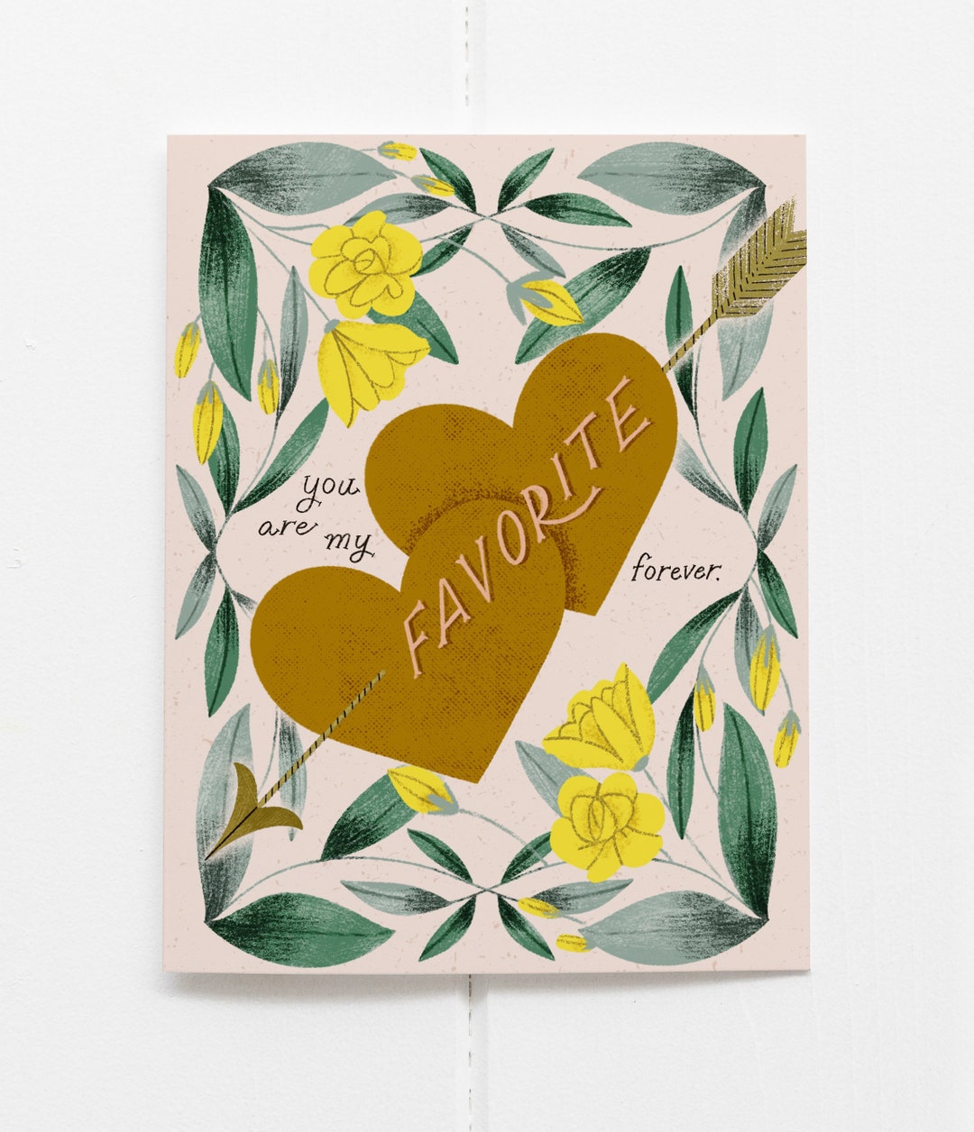 INSTANT DOWNLOAD You Are My Favorite Forever Valentines Day Card DIY ...