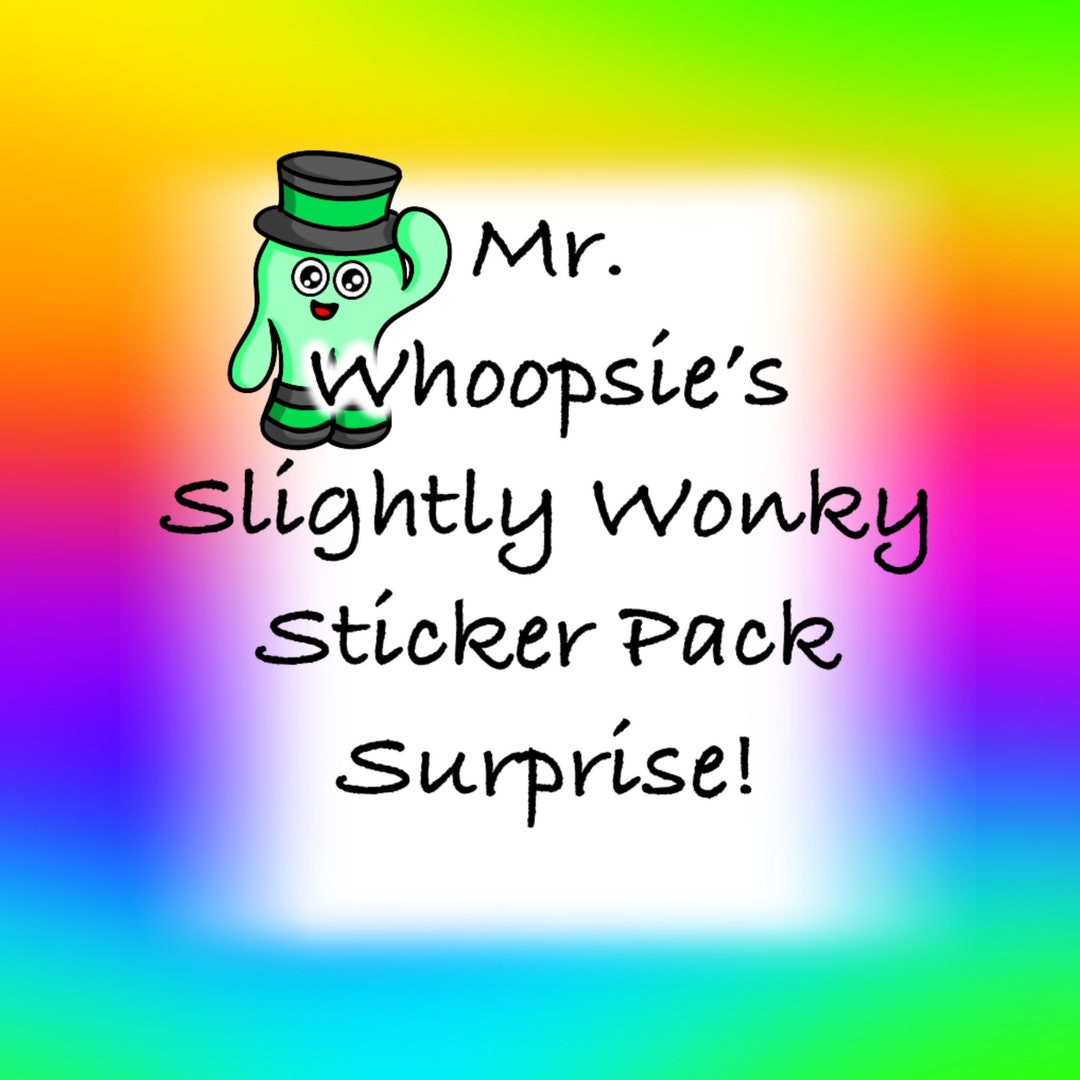 Mystery Stickers / Oops Bag / Mr. Whoopsie’s Surprise Sticker Pack - Etsy