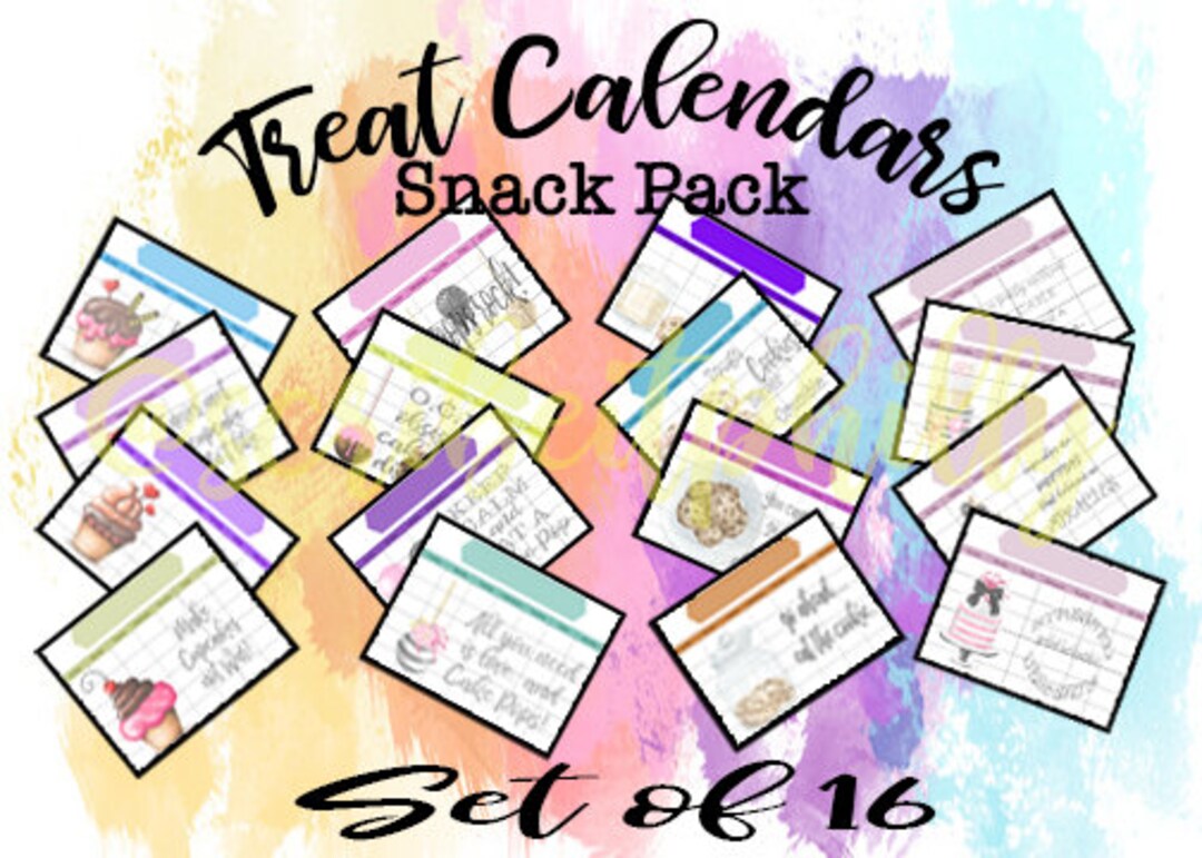 Baker's Themed Printable Calendar Bundle - Etsy