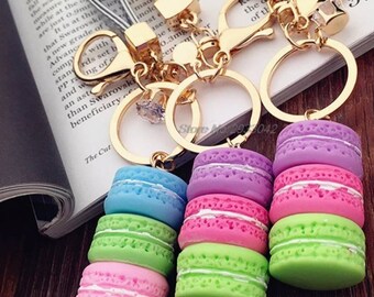 Macaron keychain | Etsy