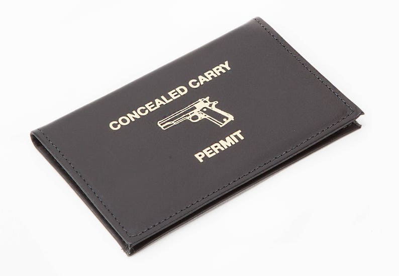 Concealed Carry Gun Permit Holder - Etsy