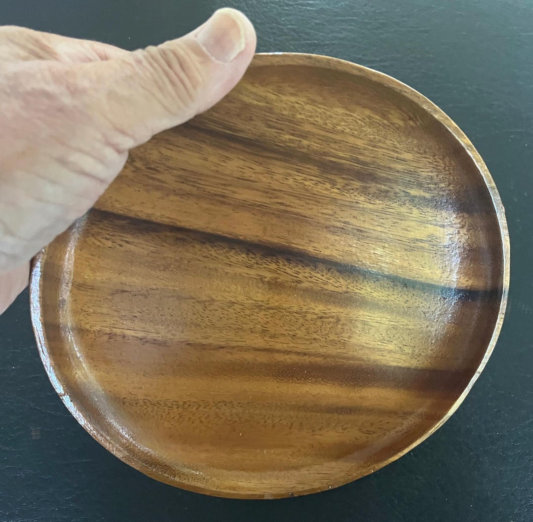 Eight Matching Side Plates Monkey Pod 7 3/4” Salad Plates - Etsy