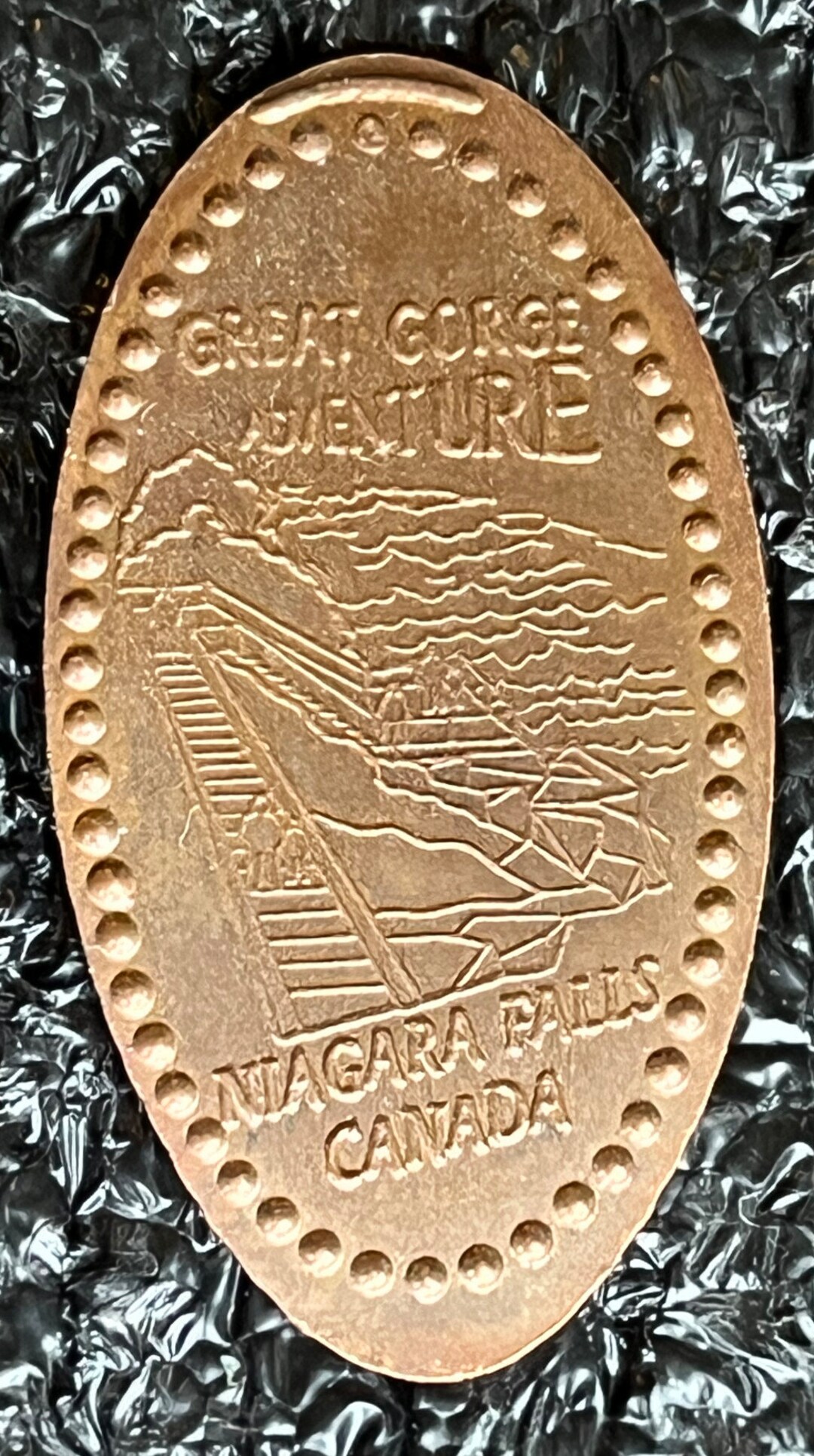 Niagara Falls Canada Great Gorge Adventure Elongated Penny Squished ...