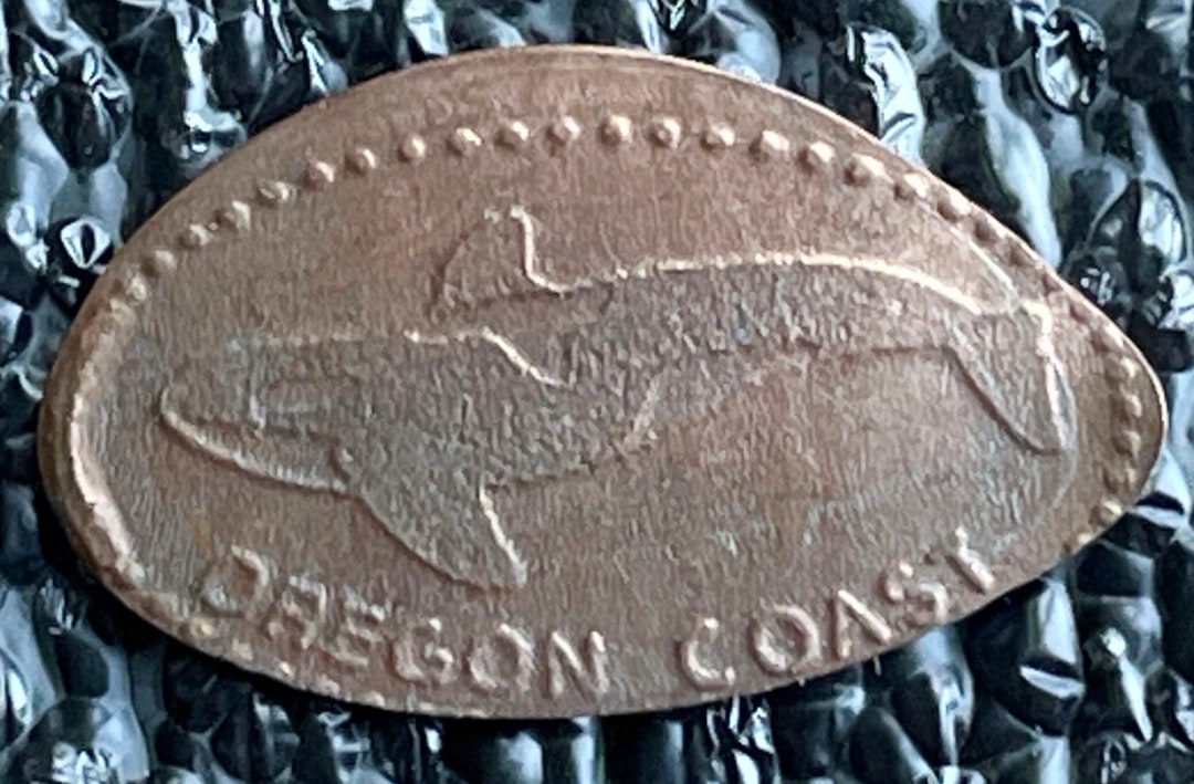 Oregon Coast Killer Whale Elongated Penny Souvenir Coin Oregon HT11597 ...