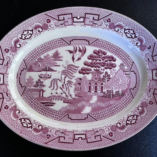 Willow Pattern Plate - Etsy