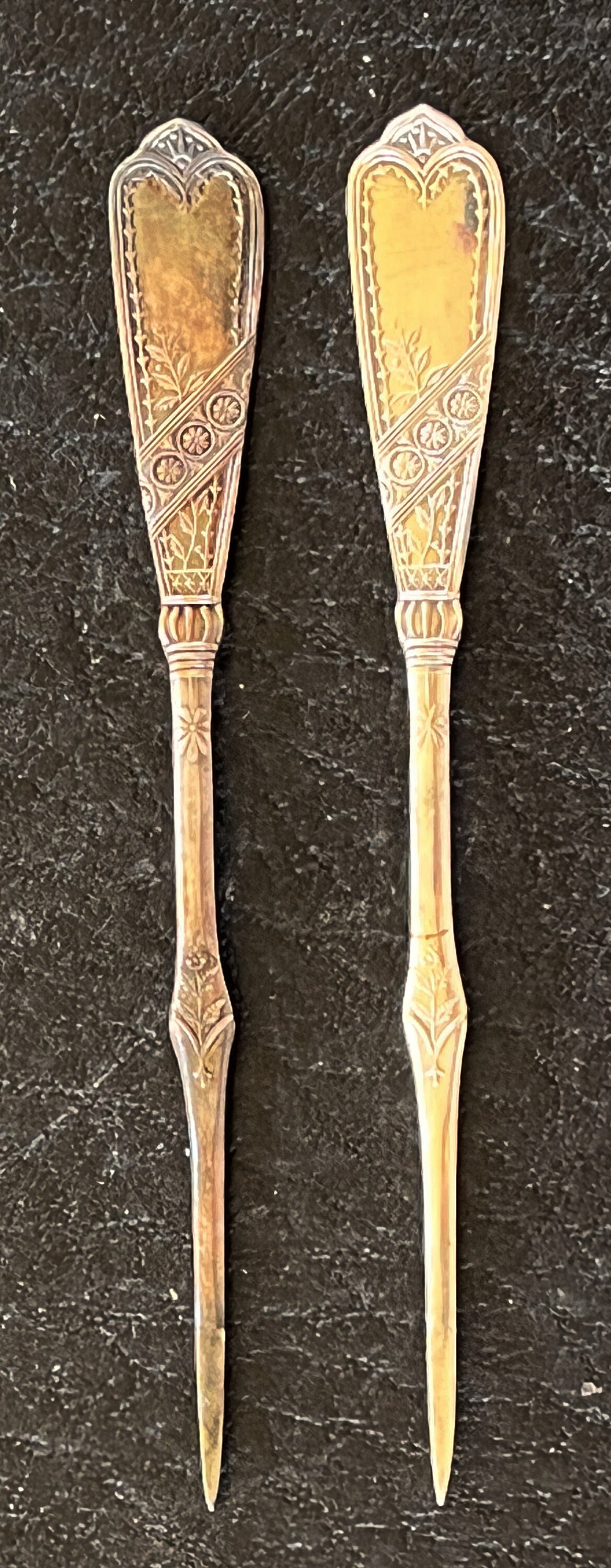 Newport / Chicago 1879 Victorian Nut Picks by 1847 Rogers Bros A1 ...