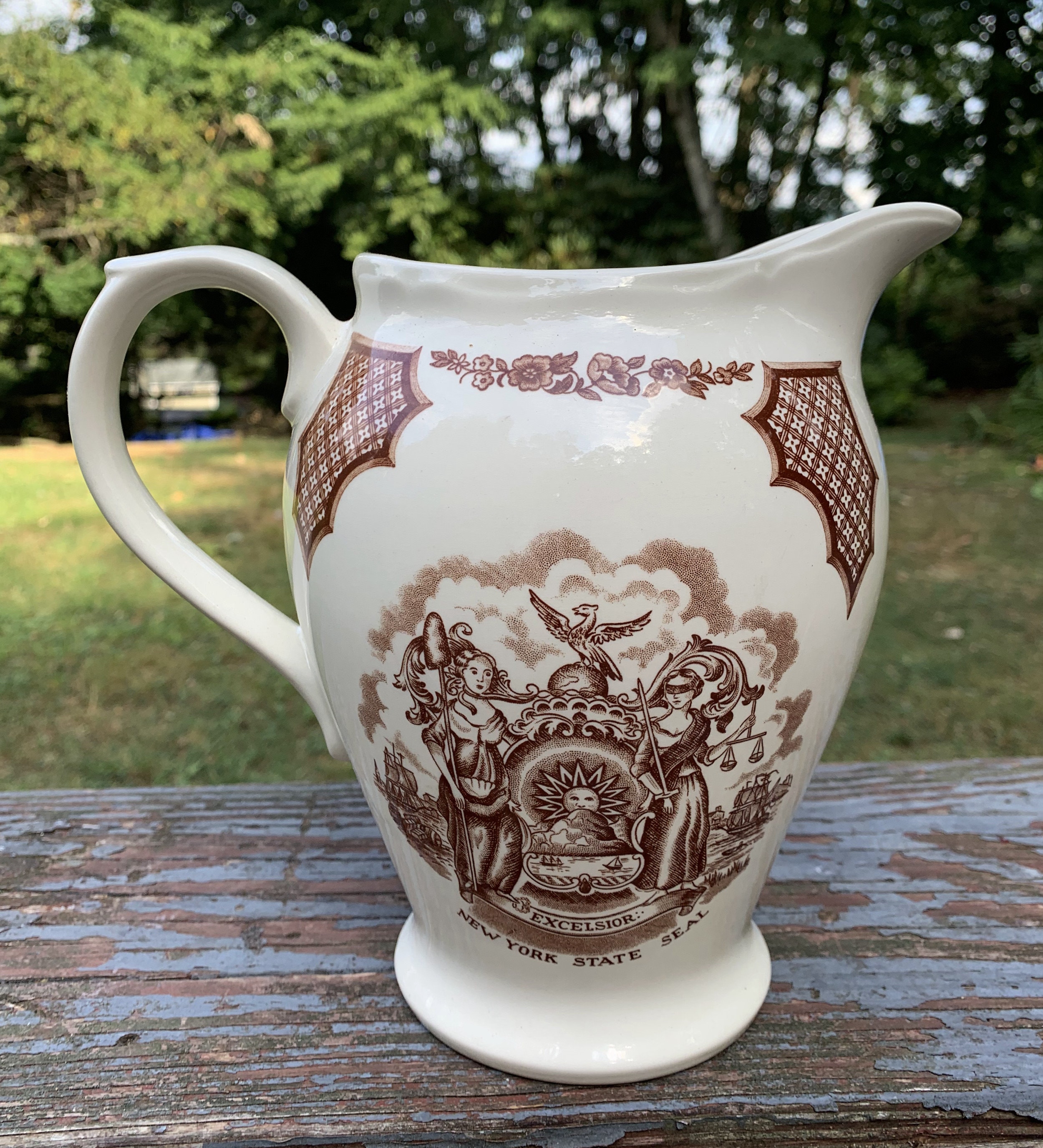 Alfred Meakin Fair Winds Copper Engraved Milk Pitcher New York - Etsy